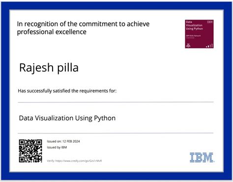 Python Ibm Professionaldevelopment Rajesh Pilla