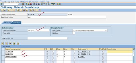 Search Help Exit Sapcodes