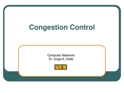 Ppt Congestion Control Powerpoint Presentation Free Download Id5780628