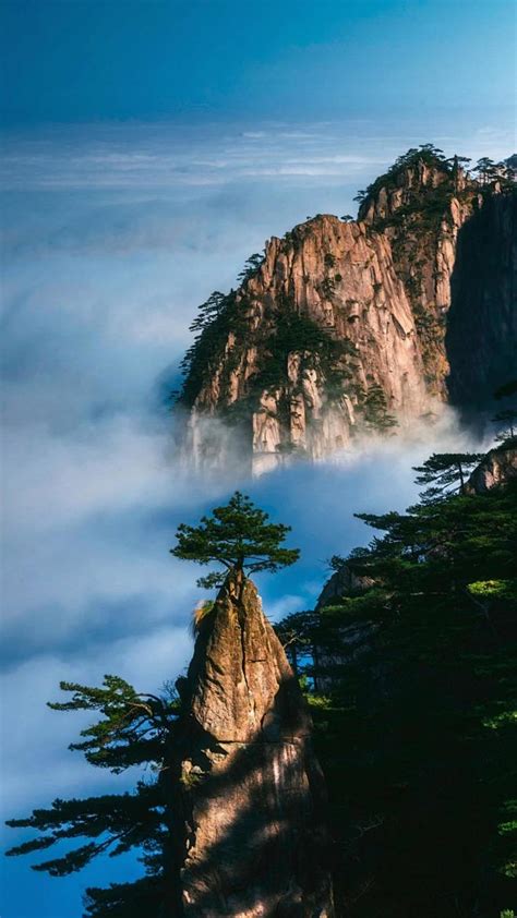 细数中国名山 中国有句话这么形容黄山 五岳归来不看山黄山归来不看岳