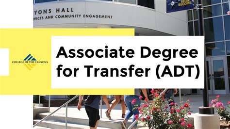 Associate Degree For Transfer Adt Youtube