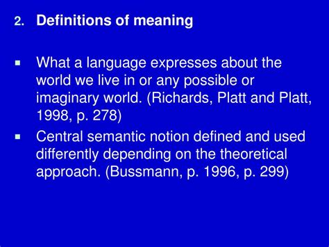 Ppt Lecture Five Semantics Powerpoint Presentation Free Download