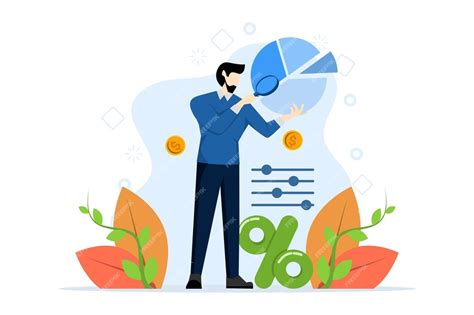 Premium Vector Business Concept With Data Research And Analysis Chart
