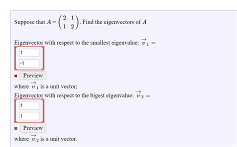 Solved Suppose That A Find The Eigenvectors Of A Eigenvector Chegg