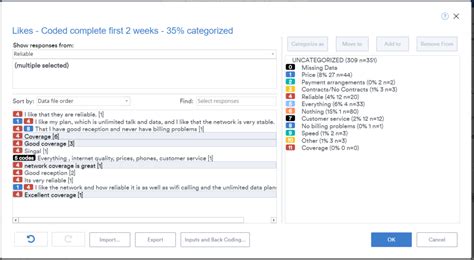 Manually Coding Multiple Response Text Data In Displayr Displayr