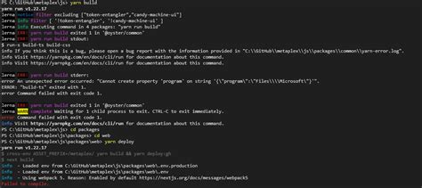 Cant Install Yarn · Issue 1668 · Metaplex Foundationmetaplex · Github