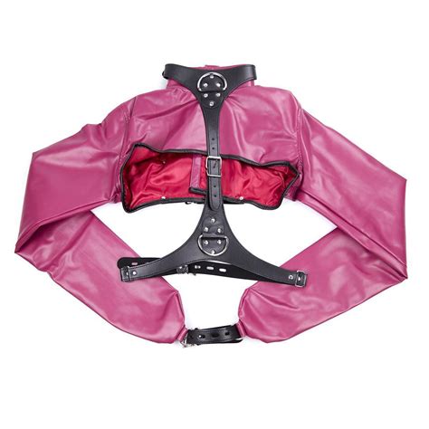 2017 Sexy Pu Leather Over Shoulder Arm Binder Bondage Slave Fetish One