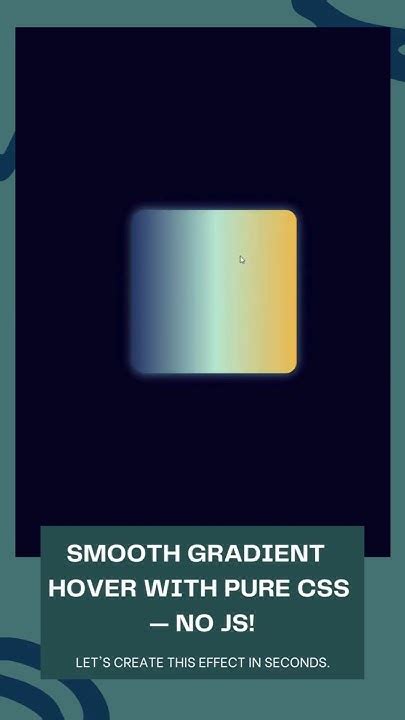 🔥 Smooth Css Gradient Hover Effect No Js 💡cssgradient Hovereffect Frontend Coding Shorts