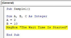 VBA Wait Function How To Use Excel VBA Wait Function With Syntax