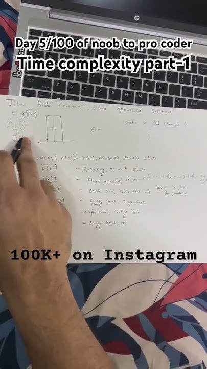 mastering time complexity part1 timecomplexity coding dsa youtube
