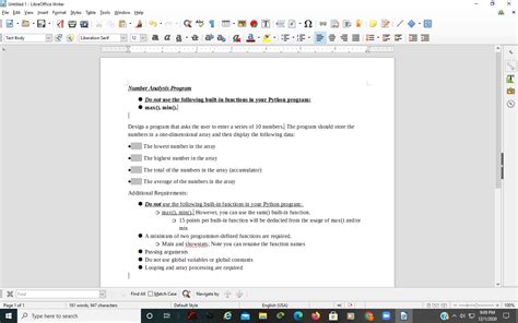 Solved Untitled 1 Libreoffice Writer Eile Edit View