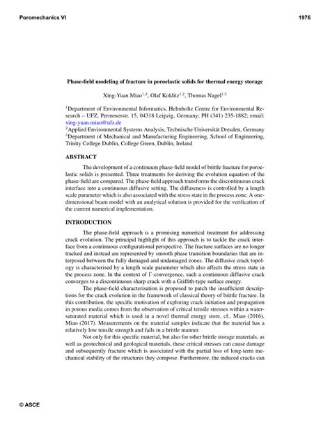 Pdf Phase Field Modeling Of Fracture In Poroelastic Solids For