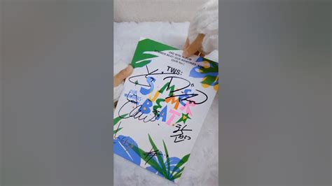 투어스 친필싸인 앨범 투어스 미니앨범2집 앨범깡 내가s면넌나의n이되어줘 Youtube