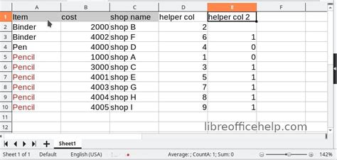 How To Remove Duplicates In LibreOffice Calc List