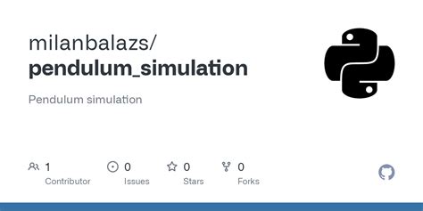 Github Milanbalazspendulumsimulation Pendulum Simulation