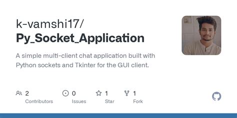 github k vamshi17 py socket application a simple multi client chat