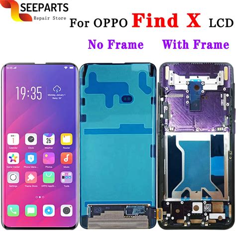 Test New Original Lcd Oppo Find X Lcd Screen Display With Touch Panel Digitizer Assembly