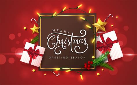 메리 크리스마스와 행복 한 새 해 배경 디자인 벡터 붓글씨 크리스마스 레터링입니다 겨울 벡터 일러스트 레이 션 템플릿입니다 겨울에 대한 스톡 벡터 아트 및 기타 이미지