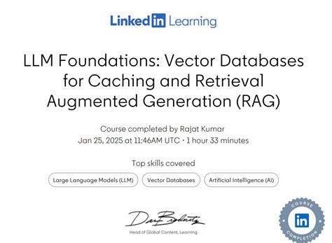 datascience genai vectordatabases techinnovation