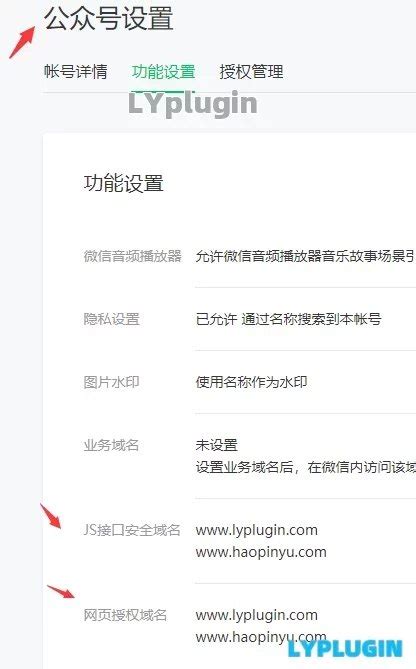 收银台，微信支付的微信公众号设置信息 老阳插件