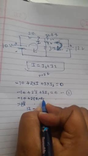 Rsanalysis Find Loop Currents I1 And I2 In The Circuit As Shown In