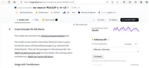 Inference Api For Cross Encoder Doesnt Accept Query And Paragraph Parameters Inference