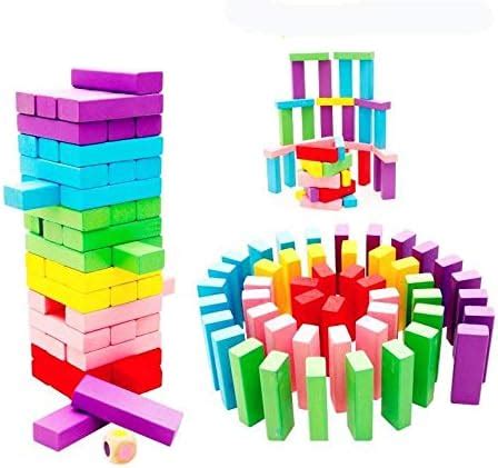 Colored Jenga Blocks