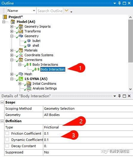 Workbench Ls Dyna 子弹侵彻靶板 知乎