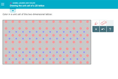 Solved Gases Uq Ds And Souds Drawing The Unit Cell Of A 2d
