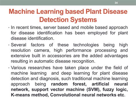 Artificial Intelligence In Plant Disease Detection Pptx