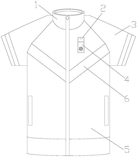 一种含有荧光材料的校服的制作方法 2