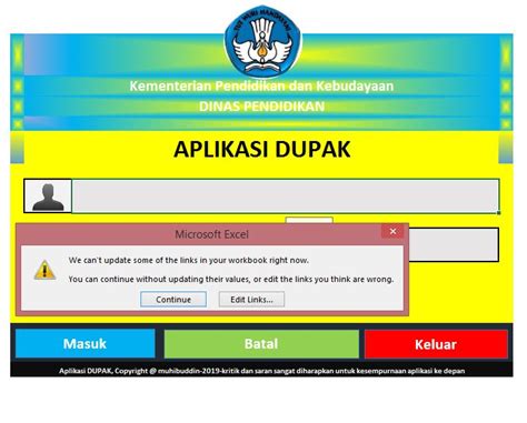Aplikasi Vba Excel 24 Dupak Full Paket 3 Revisi 5 0