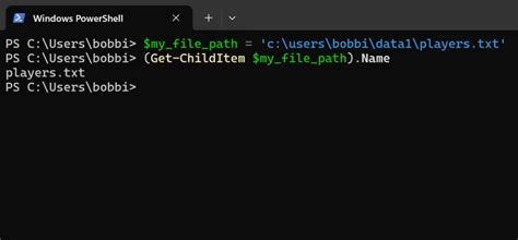 powershell how to get file name from path collecting wisdom