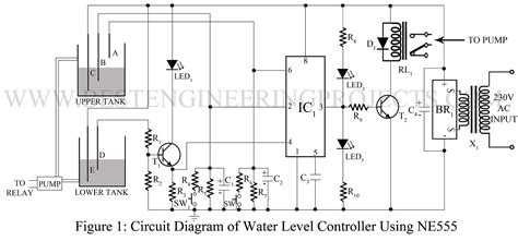 Automatic Water Level Controller Circuit Using 555 Timer At Jorge Damon Blog