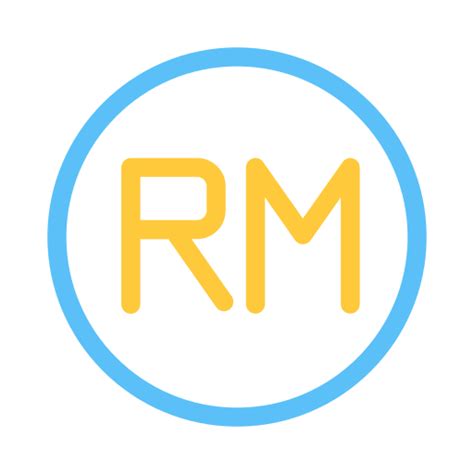 Malaysian Ringgit Generic Color Outline Icon