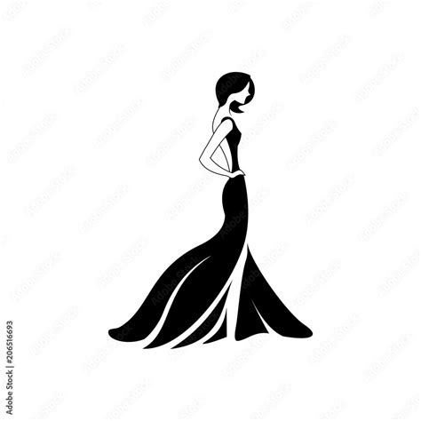 Fashion Girl Vector Template 4 Stock Vector Adobe Stock