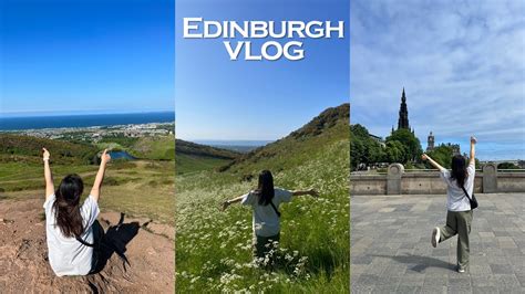 🇬🇧 영국 에든버러 여행 Days In Edinburgh Uk 칼튼힐 아서시트 에든버러성 에든버러 맛집 브런치 카페 추천 Youtube