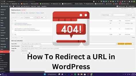 How To Redirect A Url In Wordpress Html Redirect To Another Page