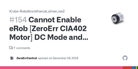 Cannot Enable Erob Zeroerr Cia402 Motor Dc Mode And Random Op State