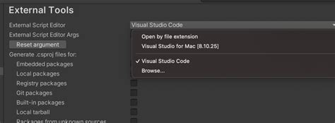【unity】unityのエディタをvscodeに設定する手順macの場合 ルルのゲーム開発備忘録