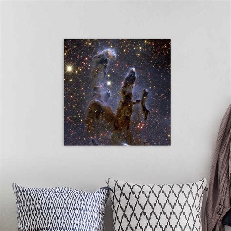 Messier 16 The Eagle Nebula In Serpens Wall Art Canvas Prints Framed