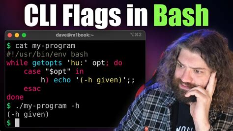 Crash Course In Using `getopts` To Parse Command Line Arguments In Bash Youtube