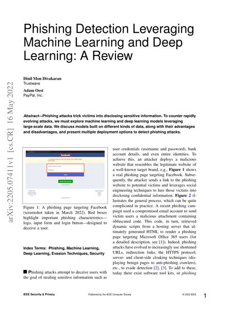 Pdf Phishing Detection Leveraging Machine Learning And Deep Learning A Review