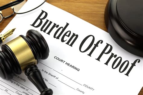 Burden Of Proof Free Of Charge Creative Commons Legal 1 Image