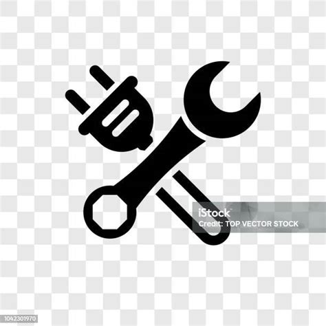 투명 한 배경 렌치 투명도 로고 디자인에 고립 된 렌치 벡터 아이콘 강철에 대한 스톡 벡터 아트 및 기타 이미지 강철 공학