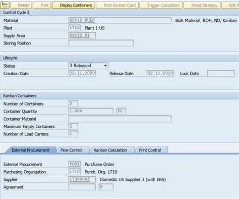 Kanban Calculation For External Procurement “cycle” Sap 46 Off