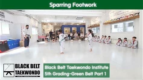 제주맘노형초백록초노형동태권도블랙벨트 태권도장 제5회 정기승급심사 초록띠 Par1 Youtube