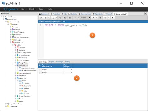 PostgreSQL의 PL pgSQL 튜토리얼 질의 결과를 반환하는 함수 GIS Developer