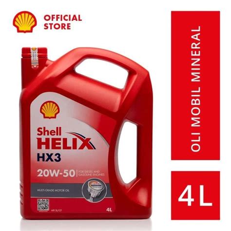 Promo Shell Helix Hx Sae W Api Sl Cf Oli Mobil Bensin Liter Diskon Di Seller Toplets