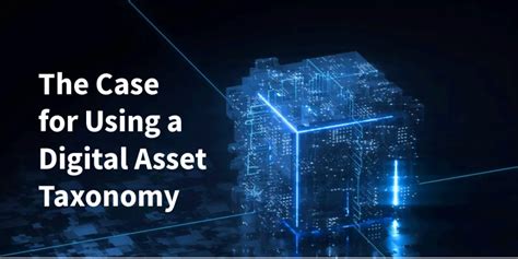 The Case For Using A Digital Asset Taxonomy Digital Asset Taxonomy